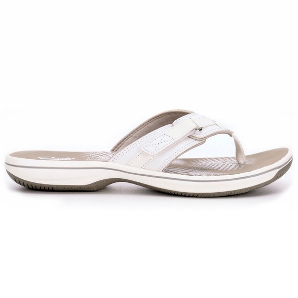 Clarks | Shoes | Clarks Breeze Sea Womens Flip Flop Adjustable Beach ...